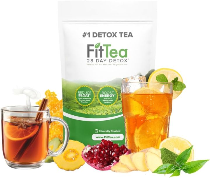 The ORIGINAL Fit Tea 28 Day Detox Tea - Detox Cleanse Tea for Women and ...