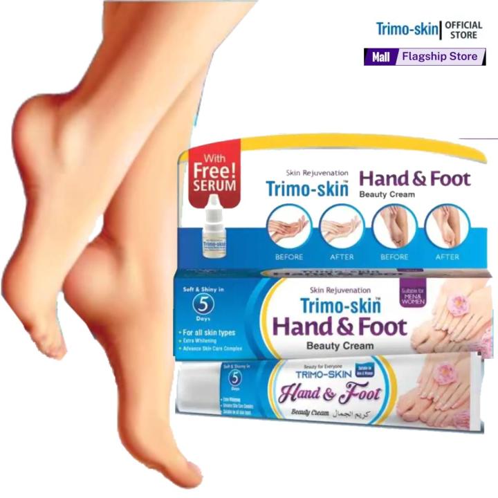 TRIMO SKIN Hand Foot Cream with Serum for Perfect Manicure and Pedicure ...