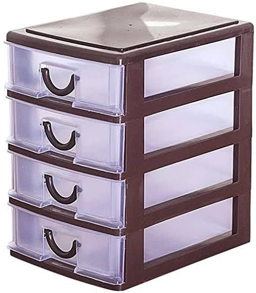 4 Layers Multipurpose Plastic Mini Drawer For Storage and Jewelry ...
