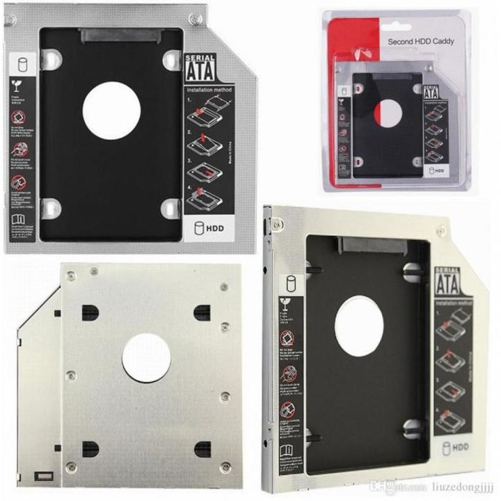 Slim 2nd HDD Caddy 9.5mm SATA 3.0 2.5 SSD Case Second Hard Disk Drive ...