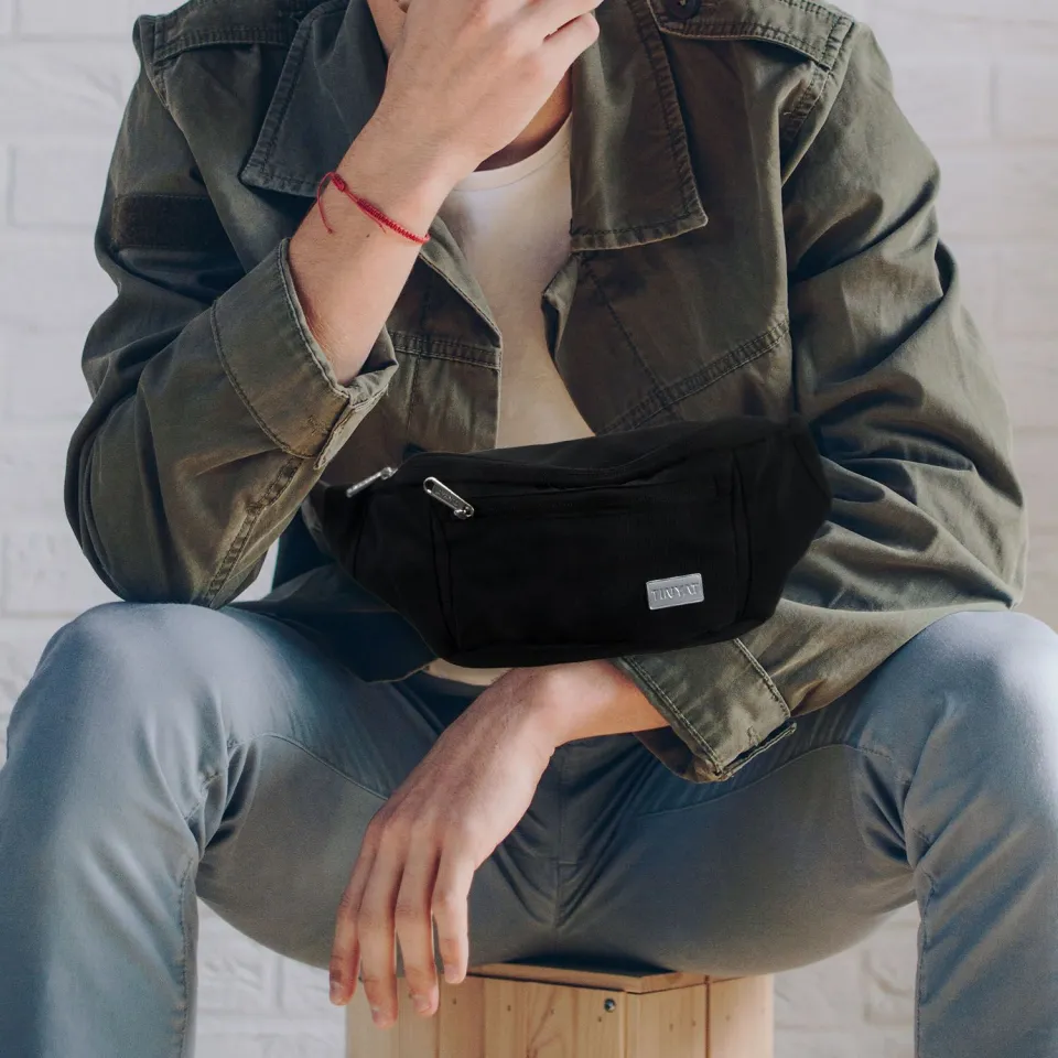 TINYAT incredible Men Minimalist Waist Bag