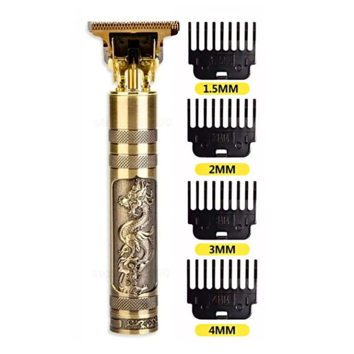 PROFESSIONAL VINTAGE DRAGON STYLE TRIMMER FOR MEN T9 HAIR TRIMMER AND ...