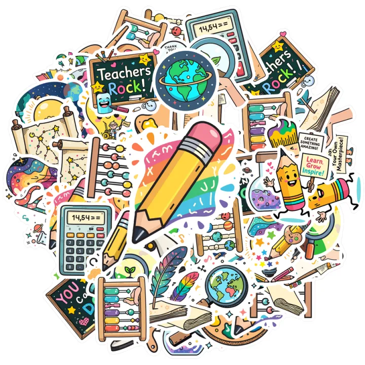 Creative Teacher Reward Stickers educational School Supplies fun ...