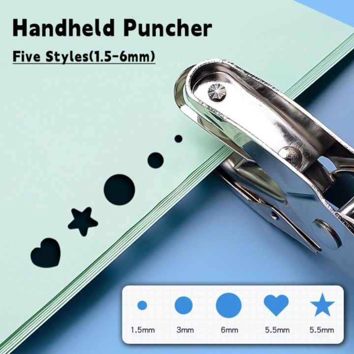 Durable Round/Star/Heart Shape Punching Machine Labor-saving Single ...