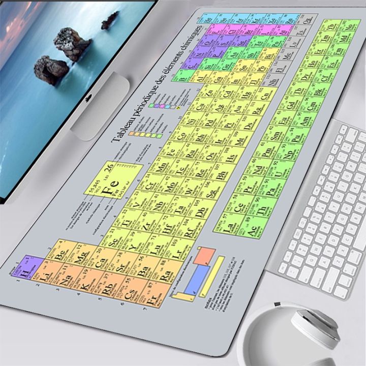 Periodic Table Of Elements Mouse Pad Gaming Keyboard Mouse Mats Office ...