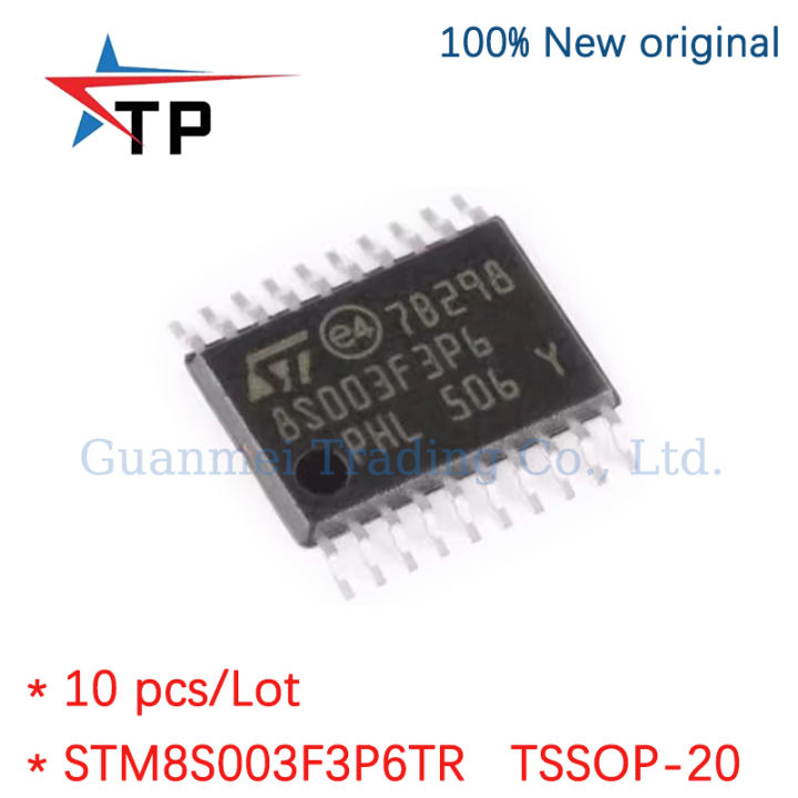 10 Pcs/Lot STM8S003F3P6TR 8S003F3P6 MCU 8-bit microcontroller TSSOP-20 | Daraz.pk
