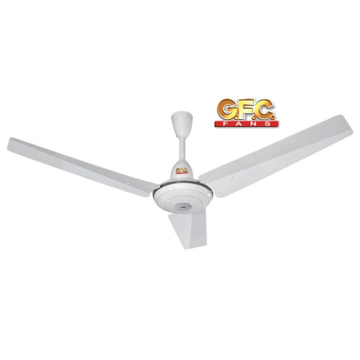 GFC Ceiling Fan - Awami Model - Copper Winding - 56 - White | Daraz.pk