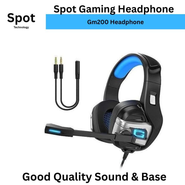 Spot Gaming Headphone GM200 Professional Gaming Headset With Noise ...