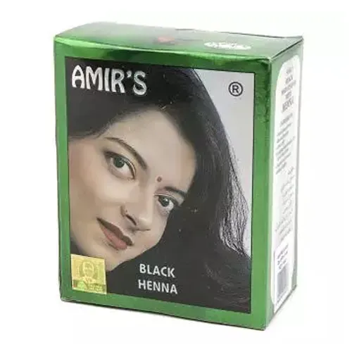 Amir Henna Black Color Box - 6 Pouches | Daraz.pk