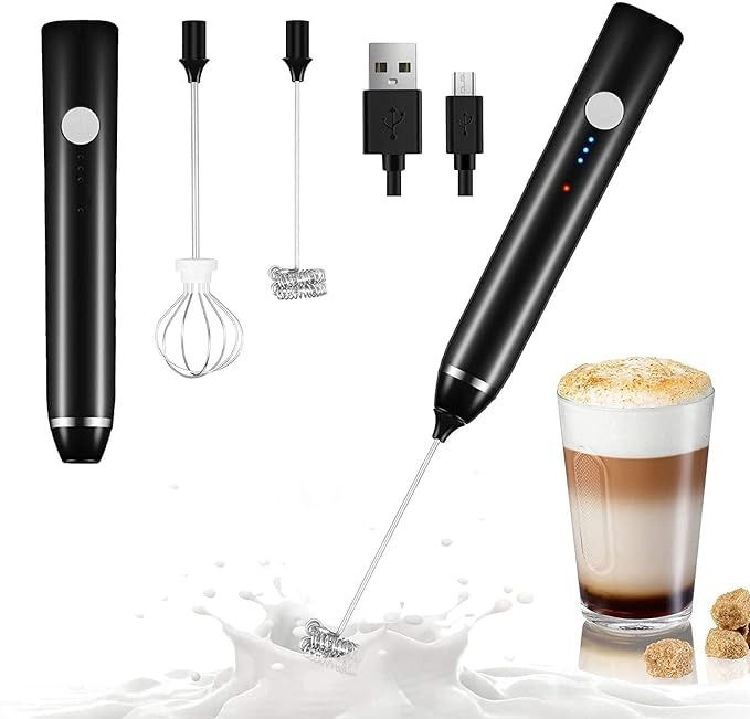 Coffee Beater,2 in 1 Electric Coffee mixer & eggbeater Electric ...