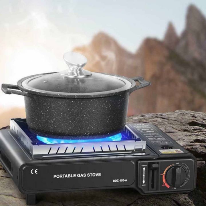 Portable Stove With LPG option with briefcase for Camping of picnics ...