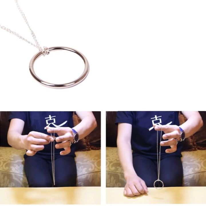 New Illusion Magic Ring Stage Performance Alloy Magic Hoops Game Props ...