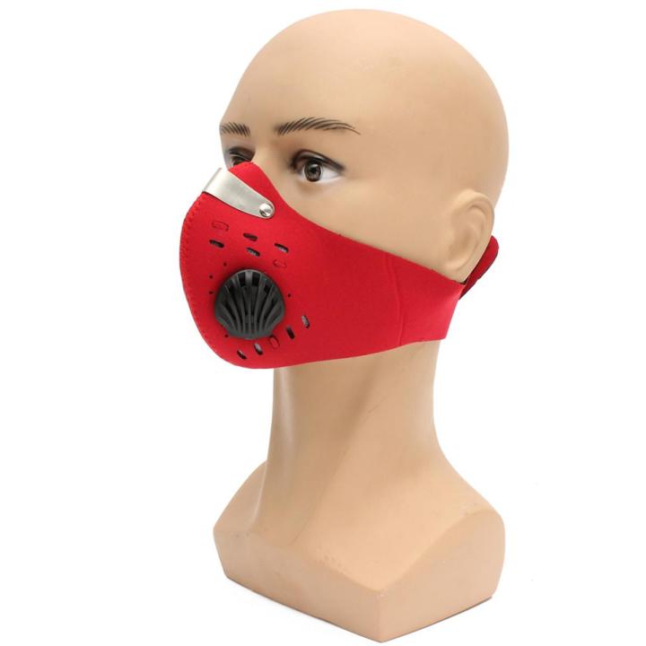 PM2.5 Outdoor Riding Mask Gas Filter Protection Face Dust Mask Head ...