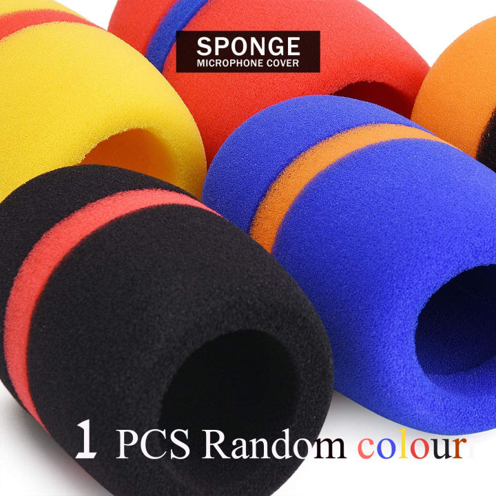 50 PCS Microphone Covers Microphone Windscreen Sponge Cover Hand Mic ...