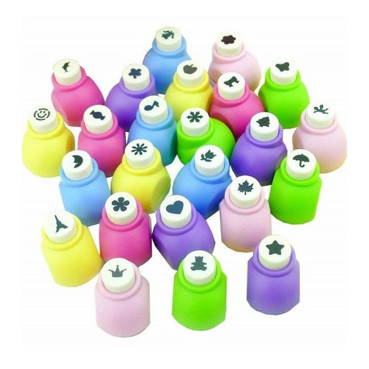 Pack of 24 - Mini DIY Assorted Paper Punching Machines Set of 24pcs ...