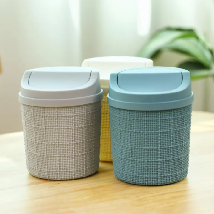 Table Dustbin Multipurpose Table Little Tiny Waste Basket | Daraz.pk