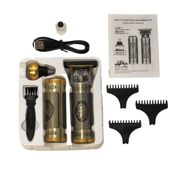 Multifunction Men’s Grooming Kit 3-In-1 Shaver Reciprocating Electric ...