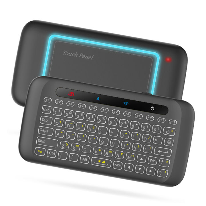 H20 Universal Mini Backlight Touchpad Wireless Keyboard Air Mouse ...
