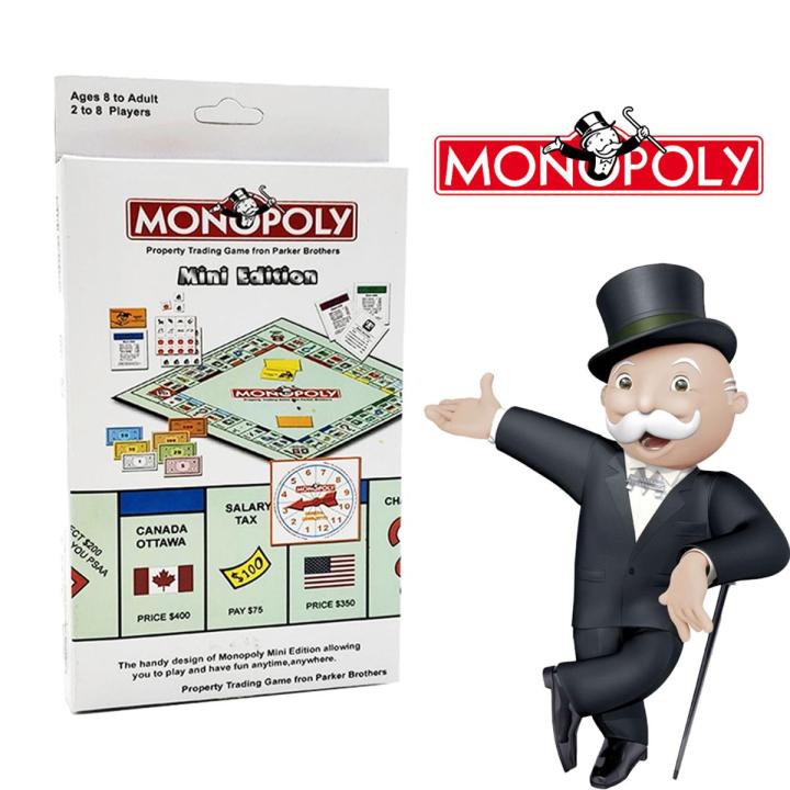 Monopoly Board Game New Mini Edition Portable Pocket Size Classical ...