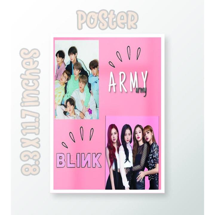 Poster Blackpink And BTS Army Poster Best Product For Blackpink And Bts ...