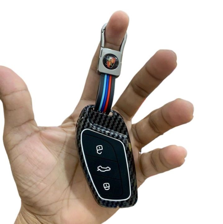 MG HS Metal Zinc Alloy Key Fob carbon | Daraz.pk