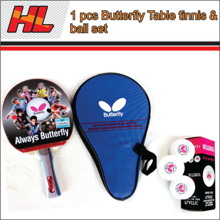 1 pcs Table Tennis Butterfly Racket & tennis ball fully set Enjoy a ...