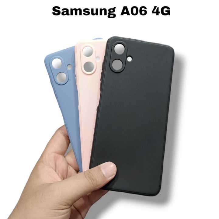 Samsung Galaxy A06 4G Back Cover Soft Matte Silicone with Camera ...