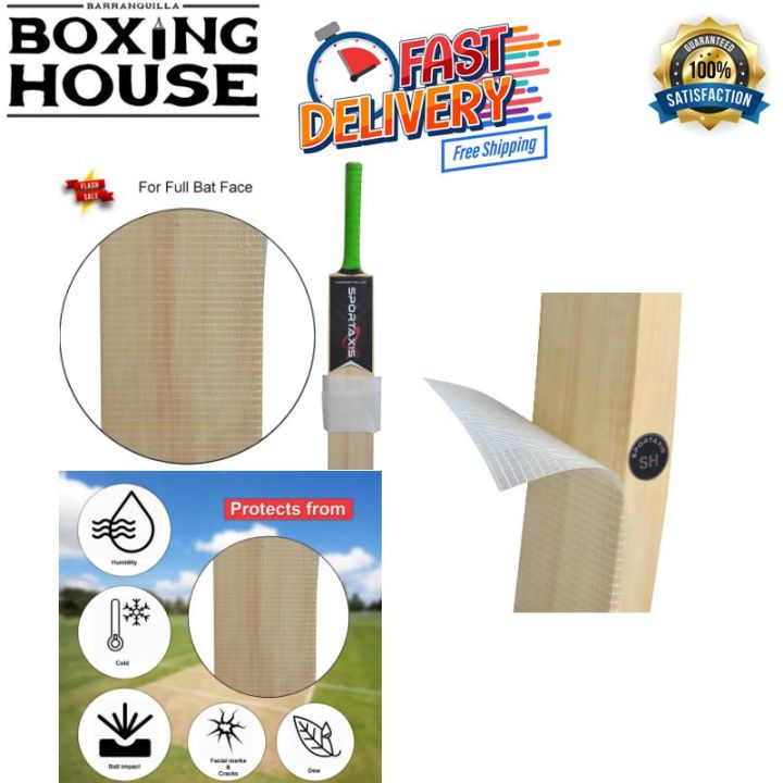 CRICKET BAT ANTI SCUFF PROTECTOR SHEET FIBRE TAPE STICKER FOR CRICKET ...