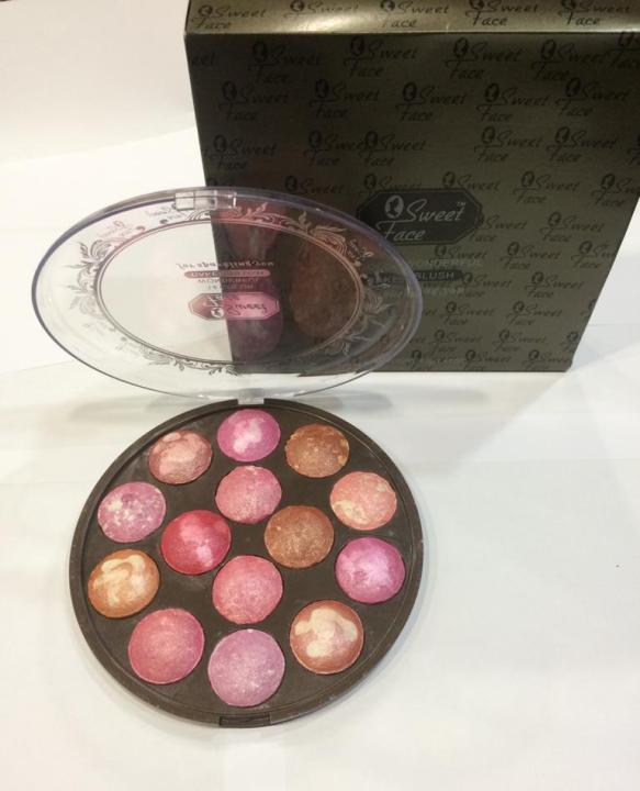 SweetFace 14 Color Terra Cotta BlushOn Blush Natural Long Lasting Matte ...