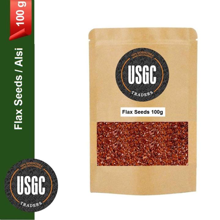 Premium Quality Flax Seeds / Flex Seed / Alsi 100 GM | Daraz.pk