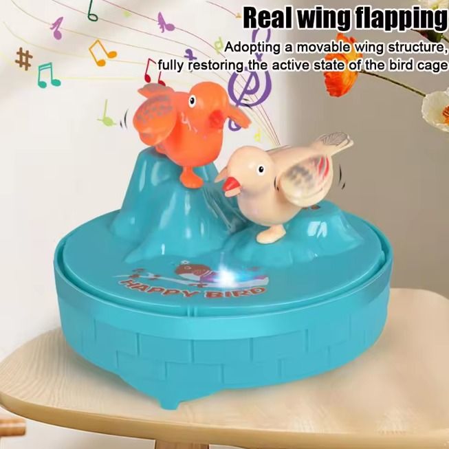 Talking Electric Bird Inductive Sound Control Birdcage Simulation Funny ...