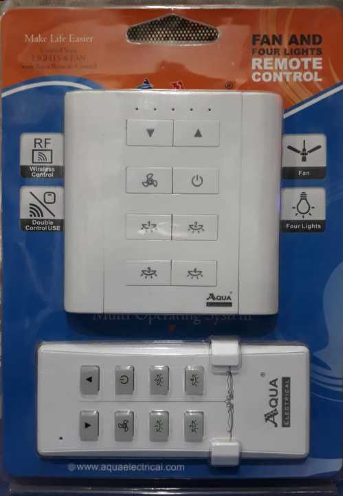 8 Channels On/Off 220V Lights & Fan Remote Control Switch - Brand ...