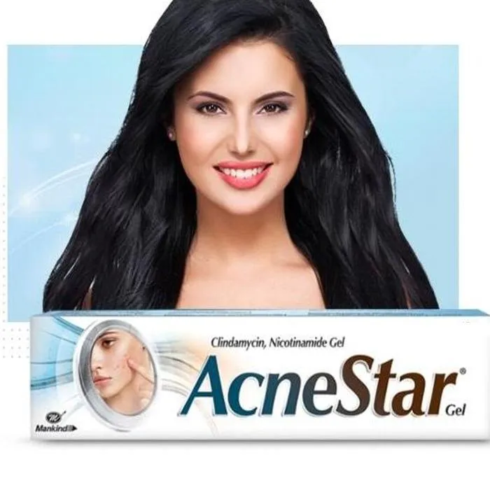 Acne Star Gel Clindamycin & Nicotinamide Acne Cream | Fast-Action Gel ...