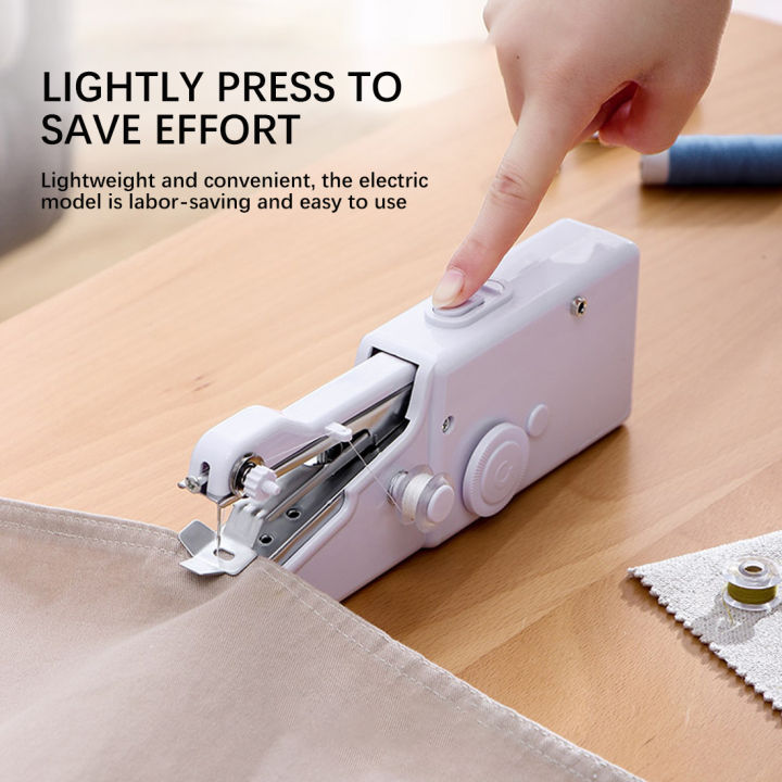 TECHIES Mini Handy Stitch Machine | Portable Sewing Machine Battery ...