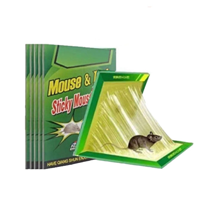 Pack Of 5 Mouse Glue Traps Sticky Mat Mice Traps strong glue boarrd Rat ...