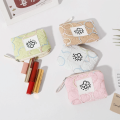Gifts Portable Cute Coin Purse Canvas ID Card Holder Female Wrist Bag ...