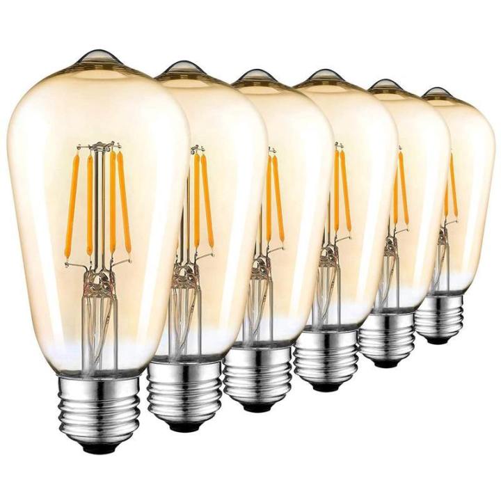 Edison Vintage Retro Filament Fancy Bulb Pack of 6 سب سے سستا گیرنٹی ...