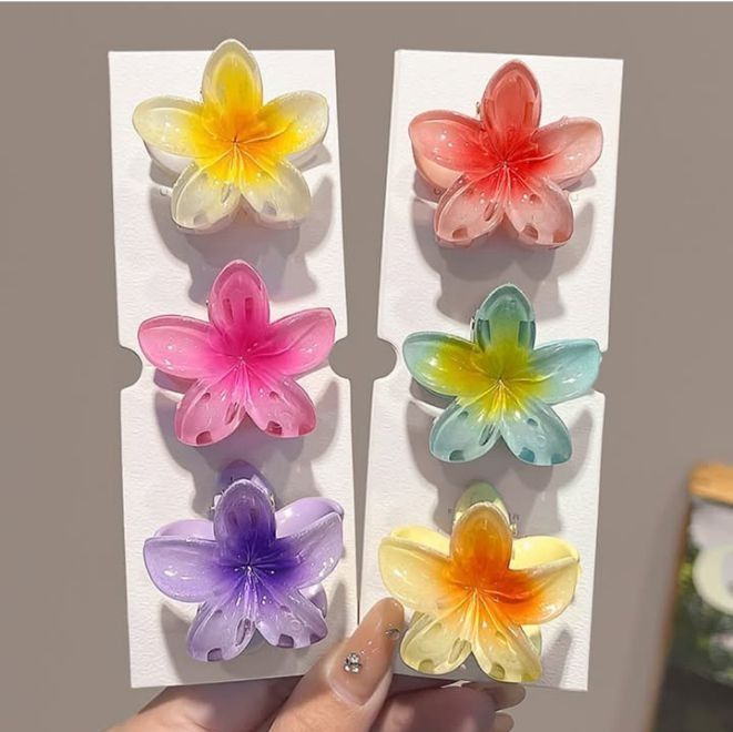 Mini Flower Hair Clips for Women Pack of 6, 3, or 12 Hair Catchers ...