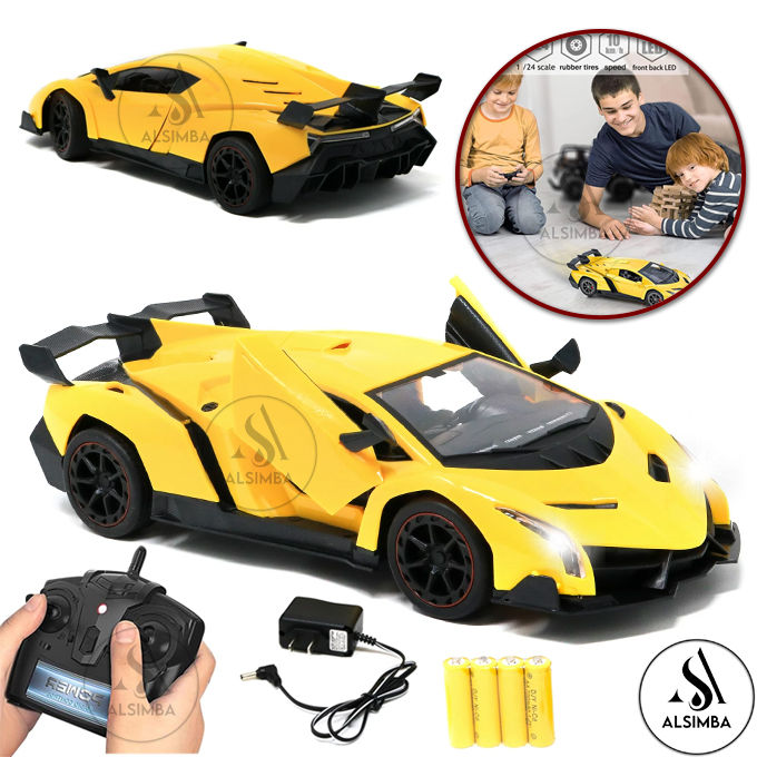 Remote Control Rechargeable Lamborghini Venono 4 Channel With Lights ...