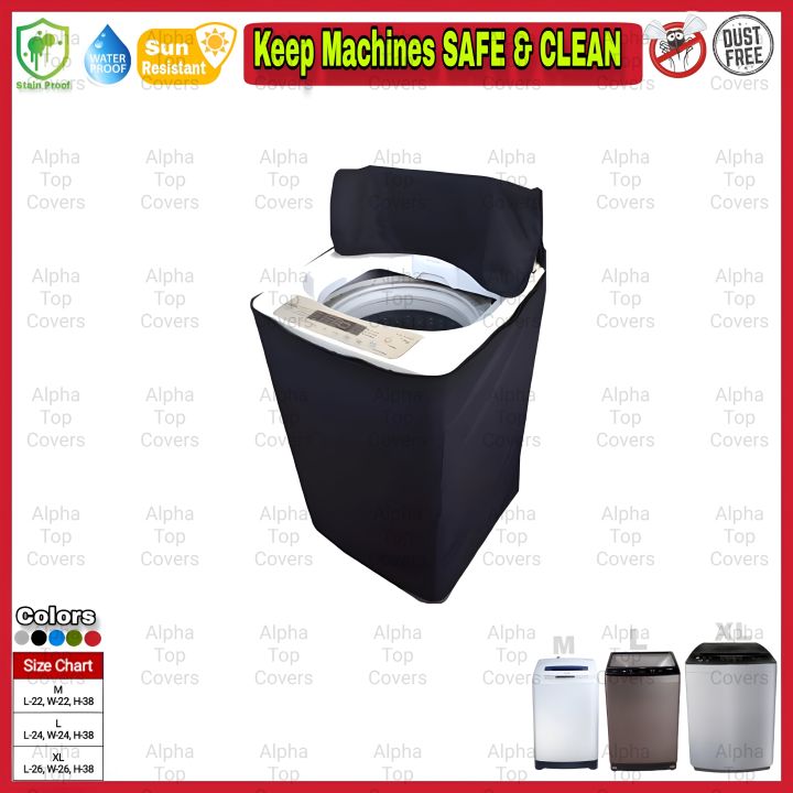 Alpha Washing Machine Cover Available For ALL Models & Sizes Hitachi ...