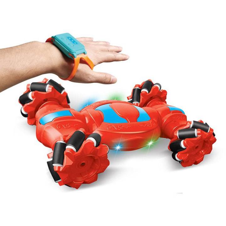 Hand Gesture Remote Control CAR - Hand Sensor RC Stunt Car Double Sided ...