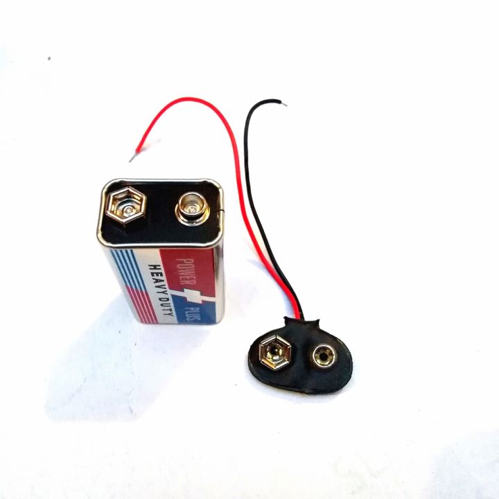 9V DC Battery Power Cable Plug Clip Jack Connector | Daraz.pk