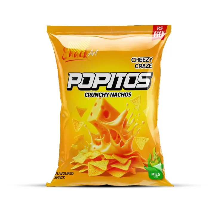 Popitos Cheezy Craze Rs. 60 - Pack of 17 Pcs | Daraz.pk