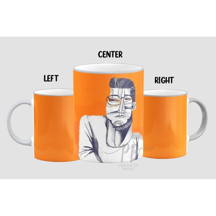 Men in Cartoon Design Mugs 330Ml | Daraz.pk