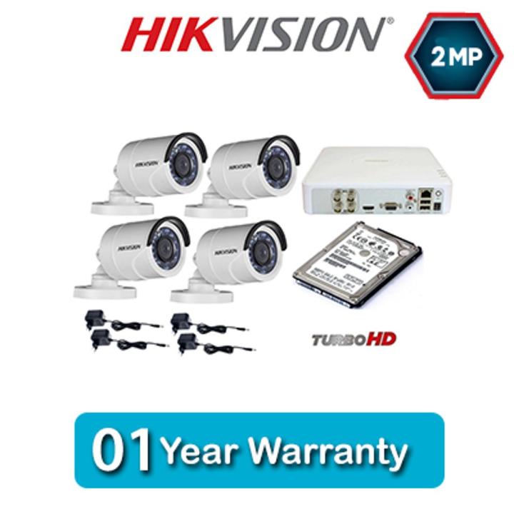 Bundle of 4 CCTV Cameras (HD 2.0MP I.R Night Vision Camera) with DVR ...