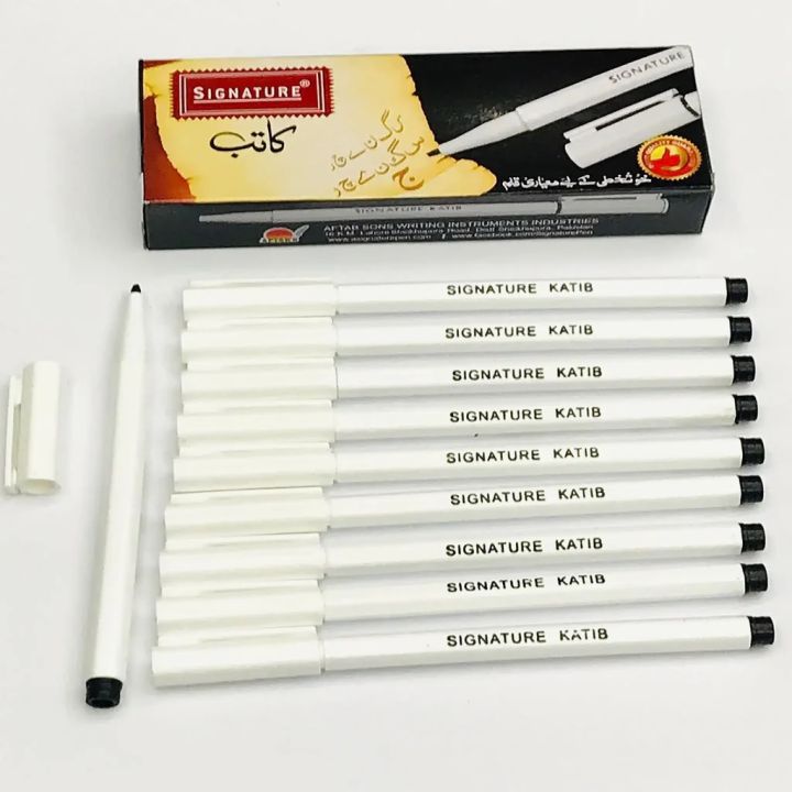 Marker signature katib 10 piece in 1 box | Daraz.pk