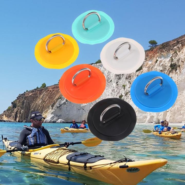 Hot Canoe Stainless Steel Inflatable Boat Patch D Ring Pad/Patch Kayak ...