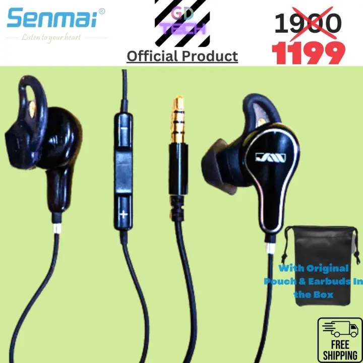 Senmai SM-iS400 Branded Premium Quality Comfortable Wearing 3.5mm ...