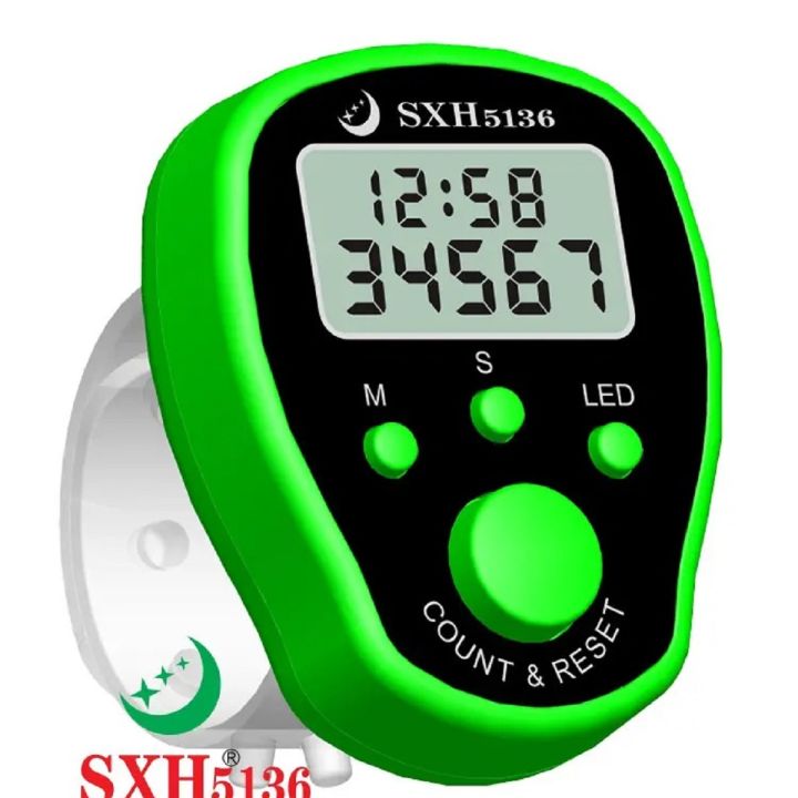 Digital Tasbeeh Counter - Finger Ring Digital Tasbih Tally Counter ...