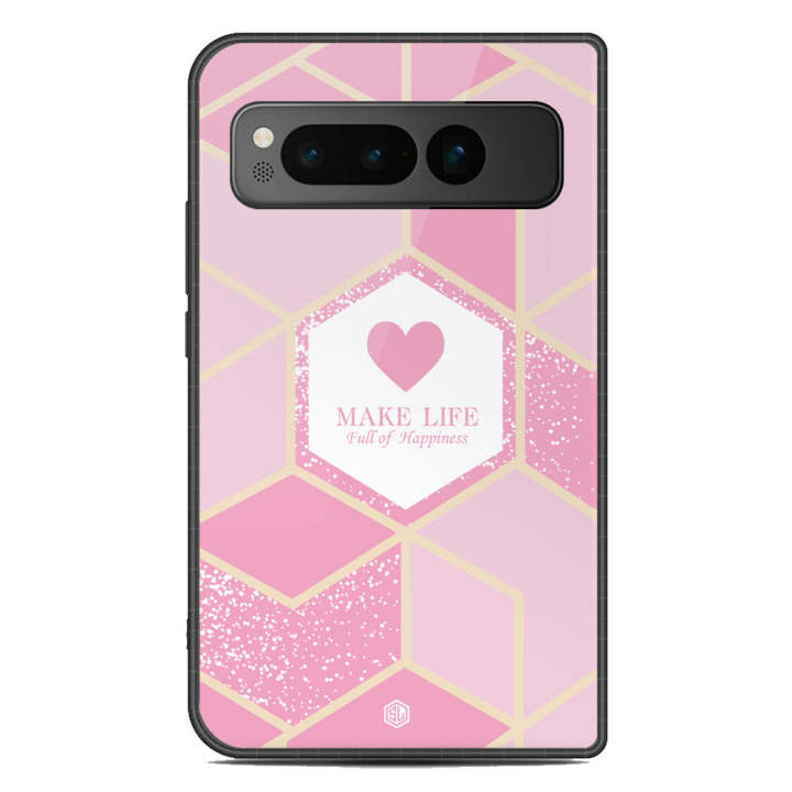 Happiness Series Soft Phone Case - Metal Case - Design 3 - Google Pixel Fold | Daraz.pk